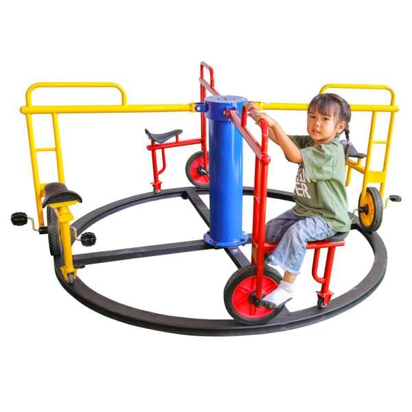 เครื่องเล่นหมุนปั่นจักรยาน 4 คัน - สื่อบูรณการสร้างสรรค์ (พวป.)